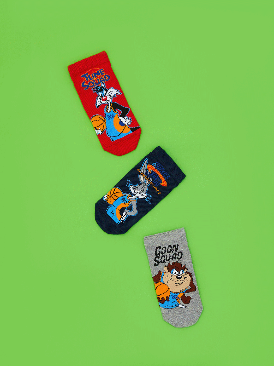 Looney Tunes Lisanslı Erkek Çocuk Patik Çorap 3'lü Looney Tunes Lisanslı Erkek Çocuk Patik Çorap 3'lü