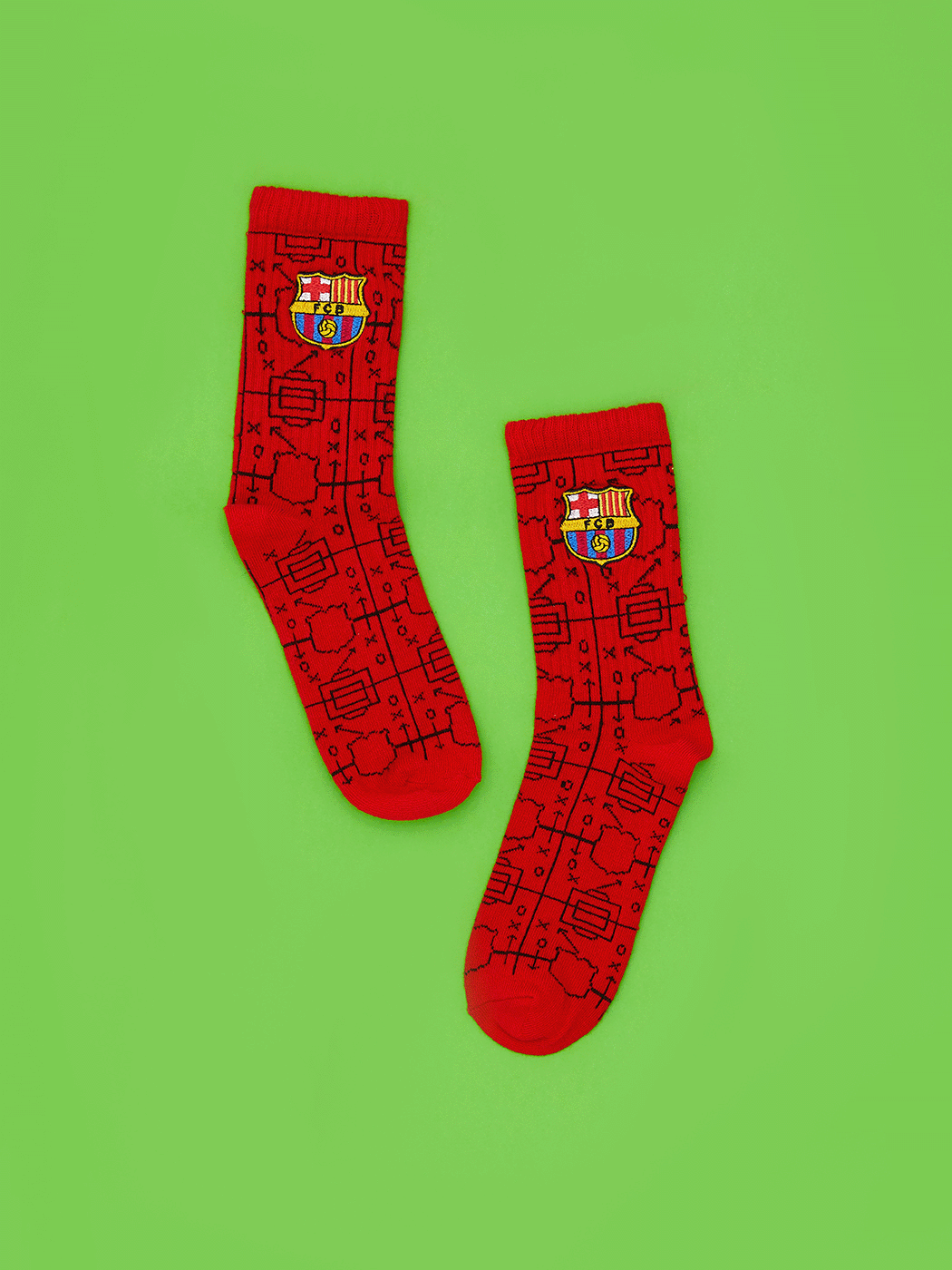 Barcelona Nakış Detaylı Erkek Çocuk Soket Çorap