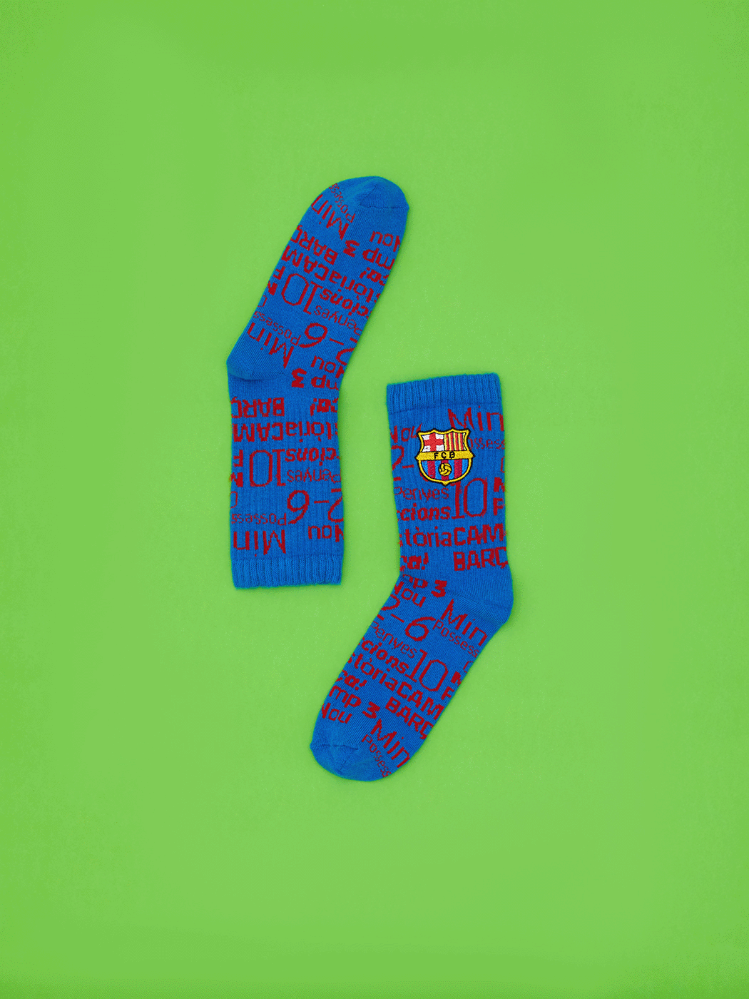 Barcelona Nakış Detaylı Erkek Çocuk Soket Çorap