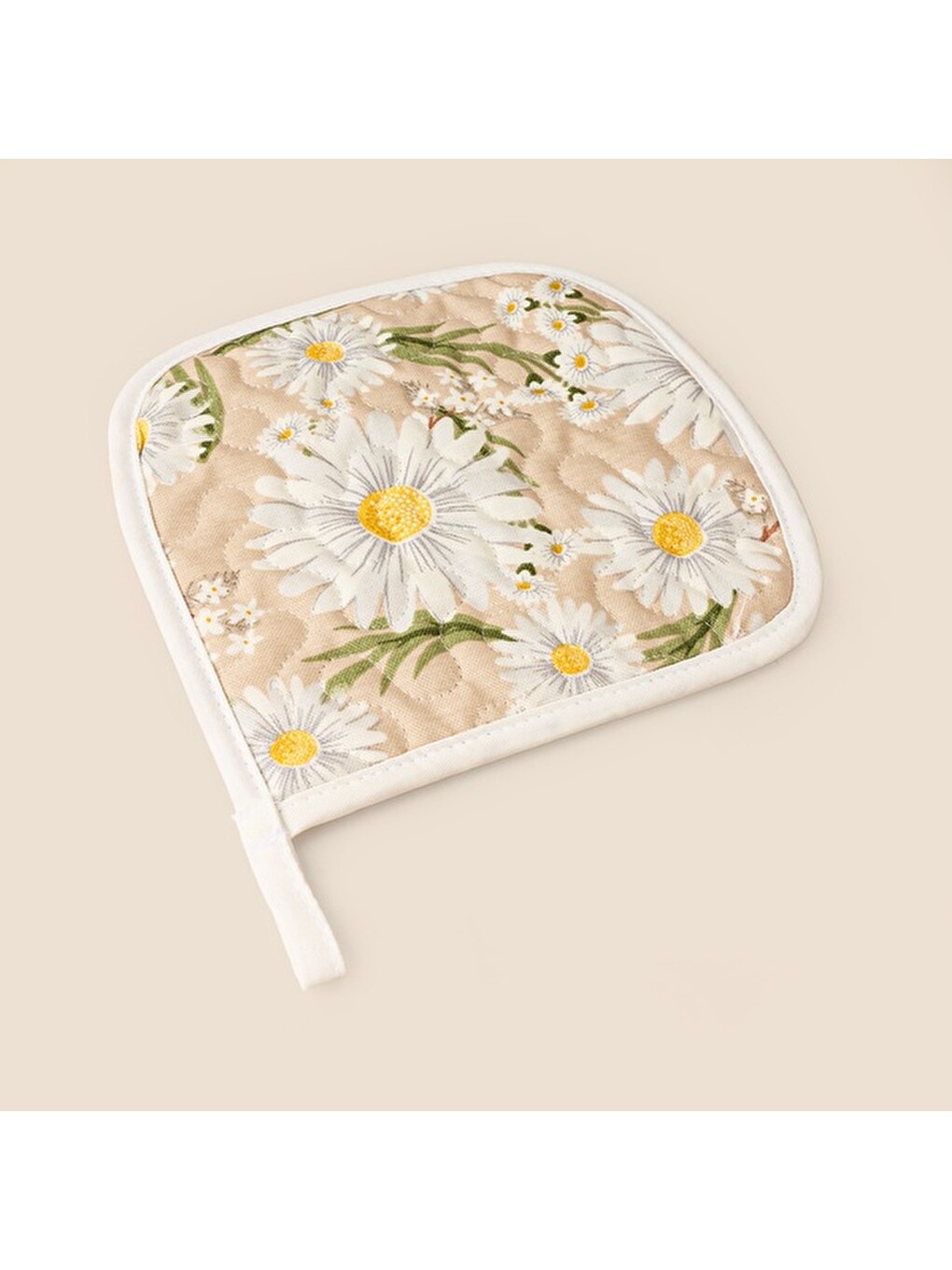 Evidea Soft Papatya Fırın Eldiveni ve Tutaç Set - Bej - 17x28 cm ...