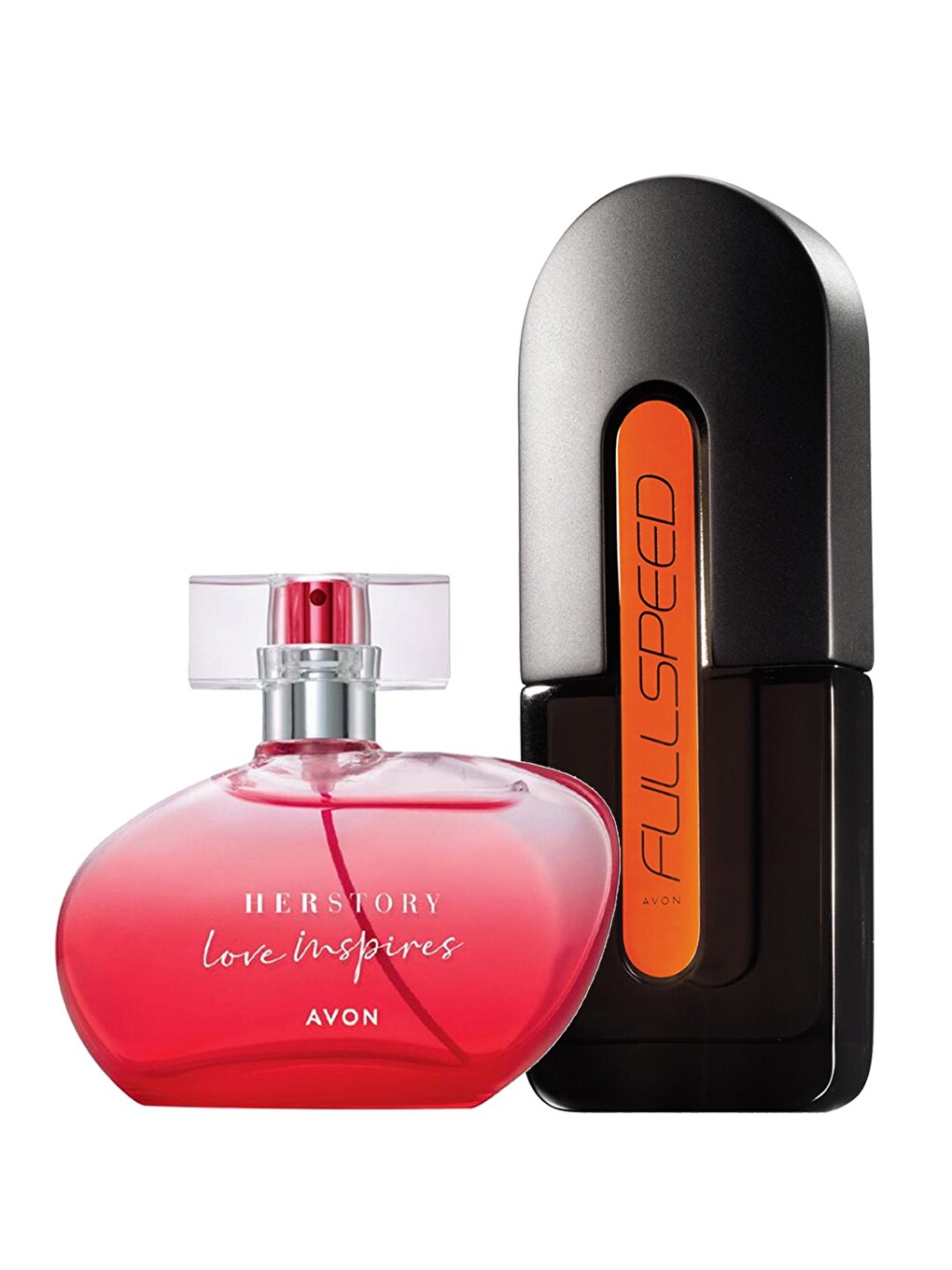 AVON Full Speed Erkek Parfüm ve Herstory Love Inspires Kadın Parfüm ...