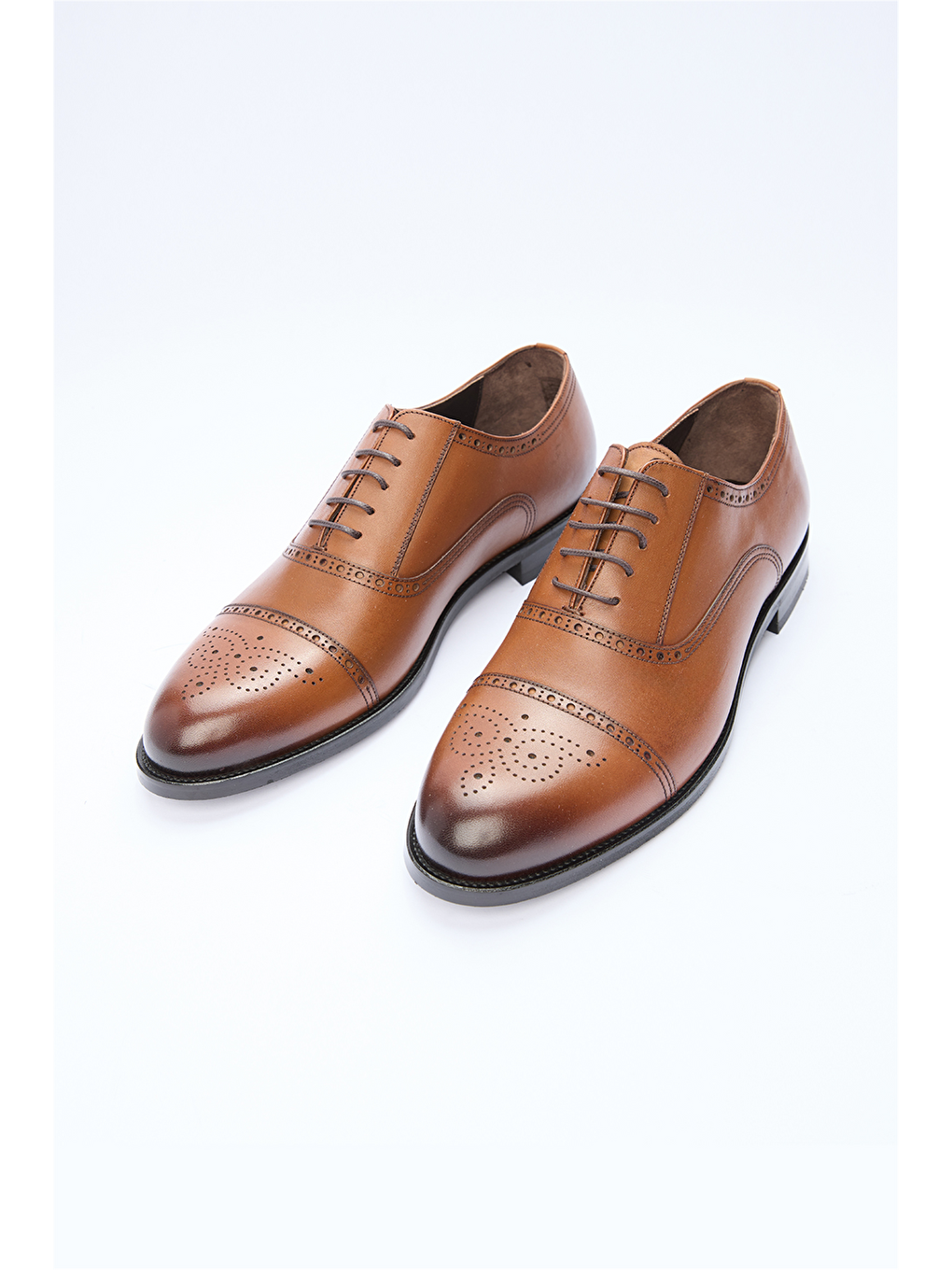 İMZA Kahverengi Camel Bağcıklı Antik %100 Deri Ayakkabı 1033260162 ...