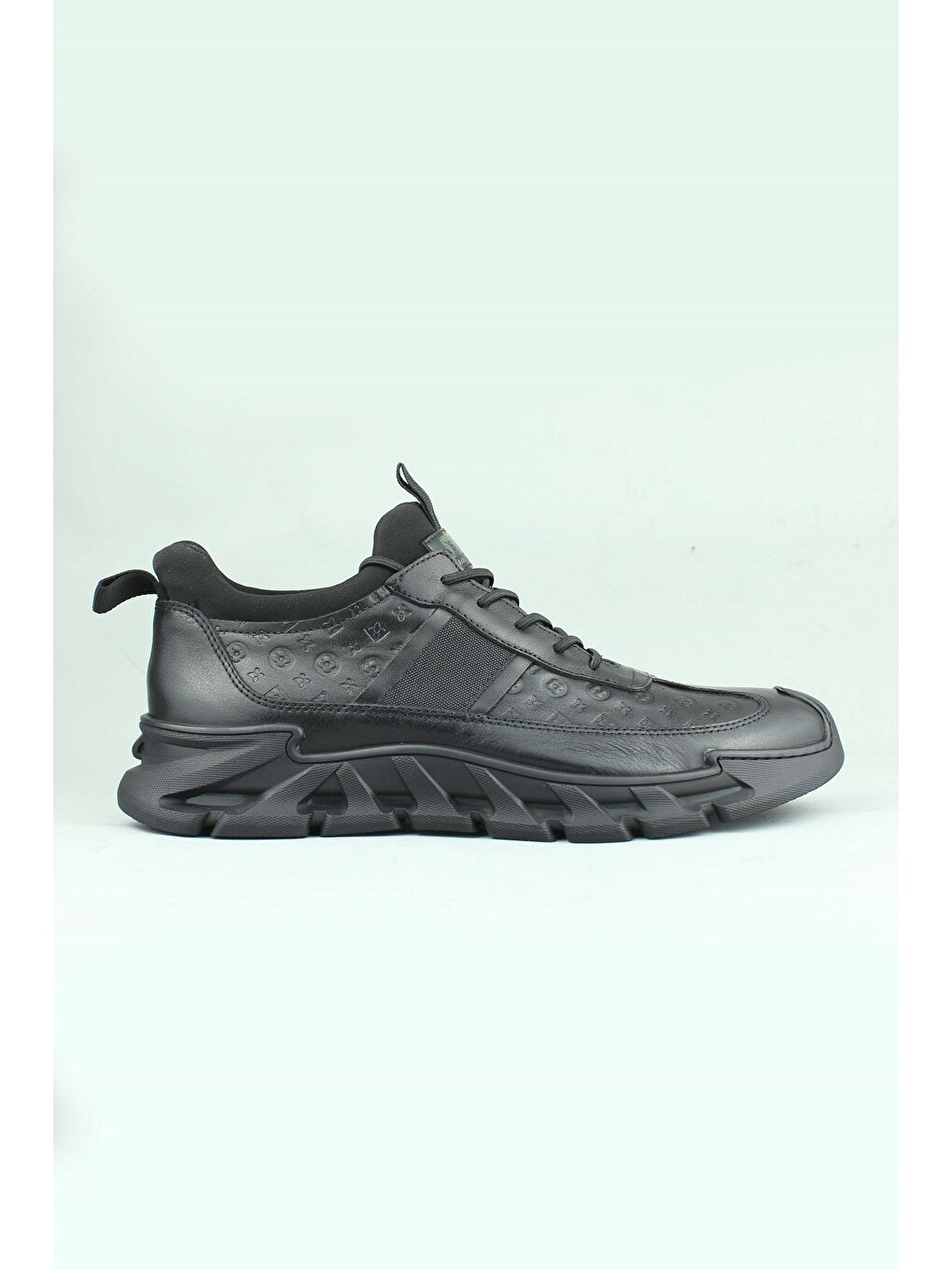 ÖSY Serdar Yeşil Siyah Manx Hakiki Deri Sneaker Erkek - S000112678 ...