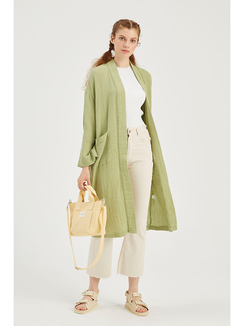 Manuka Mini Kanvas Çanta Sarı - S000345443-20072 | LCW