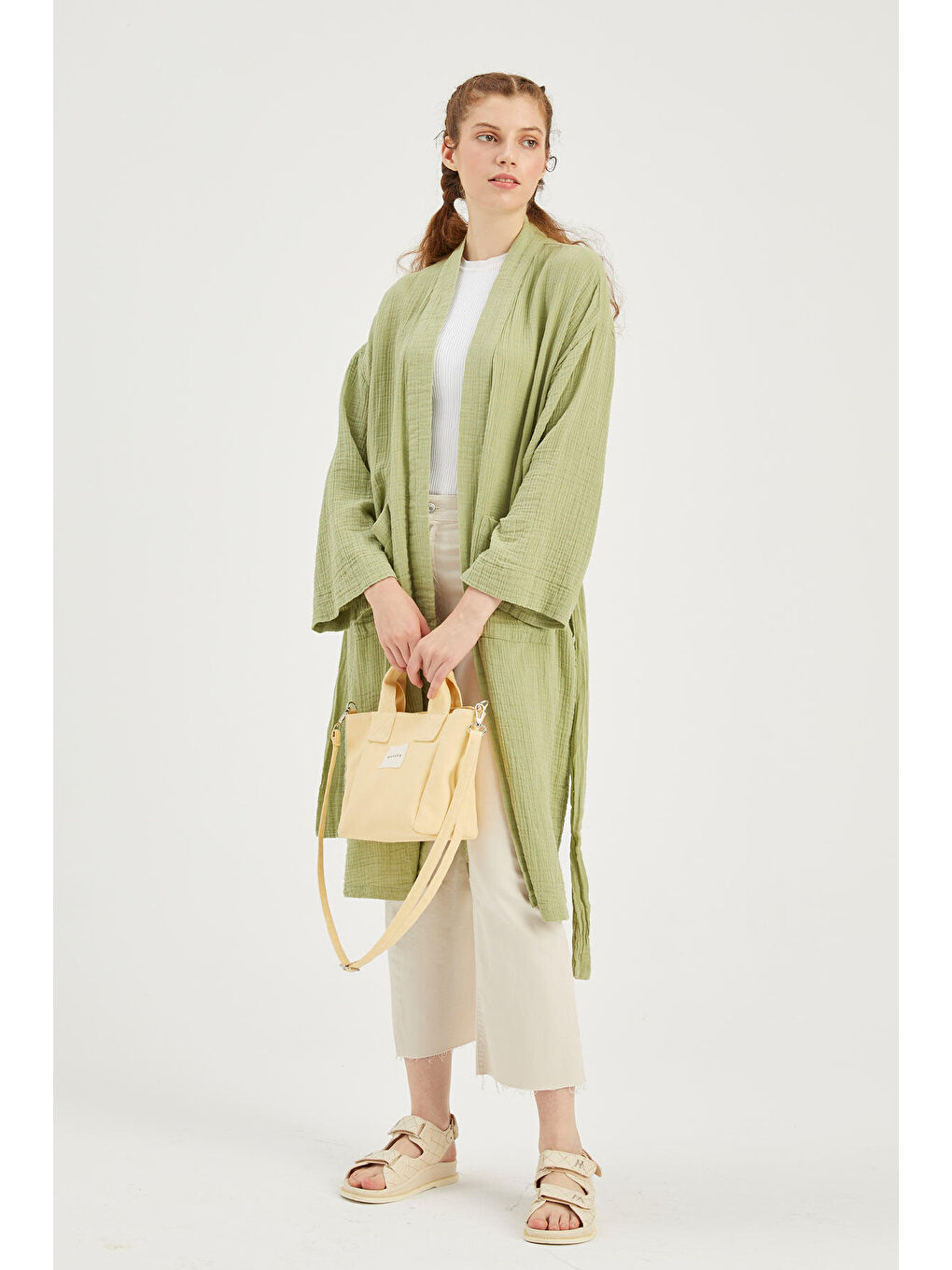 Manuka Mini Kanvas Çanta Sarı - S000345443-20072 | LCW