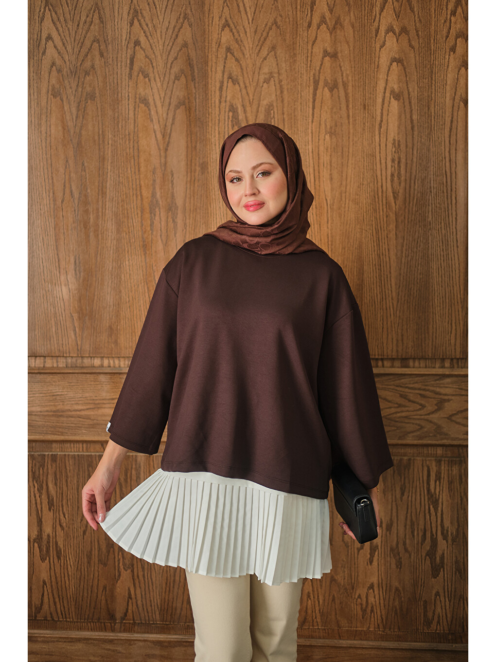 Locco Moda Kadın Salaş Düz Body Kahverengi - S000474874-19413 | LCW