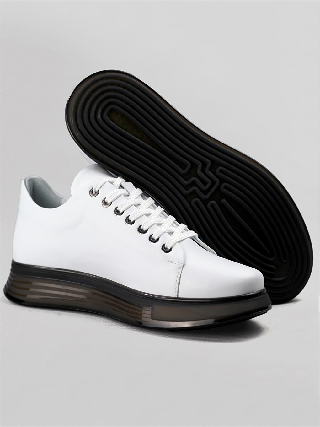 ÖSY Serdar Yeşil Beyaz Wacca Erkek Hakiki Deri Air Taban Sneaker ...