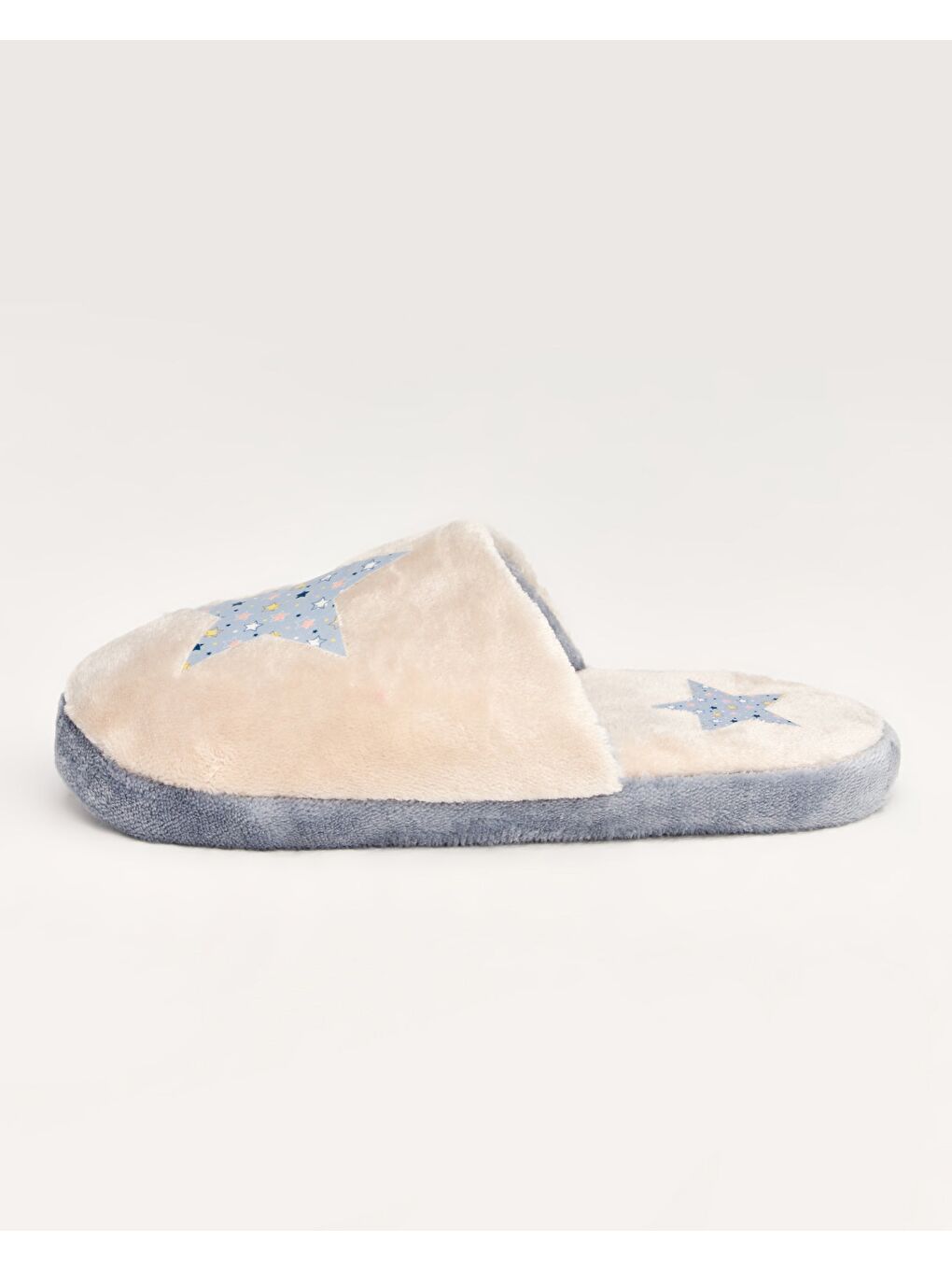 Chirpy Gri Kadın Yıldız Baskılı Ev Terliği - DOVY - S000244950-22875 | LCW