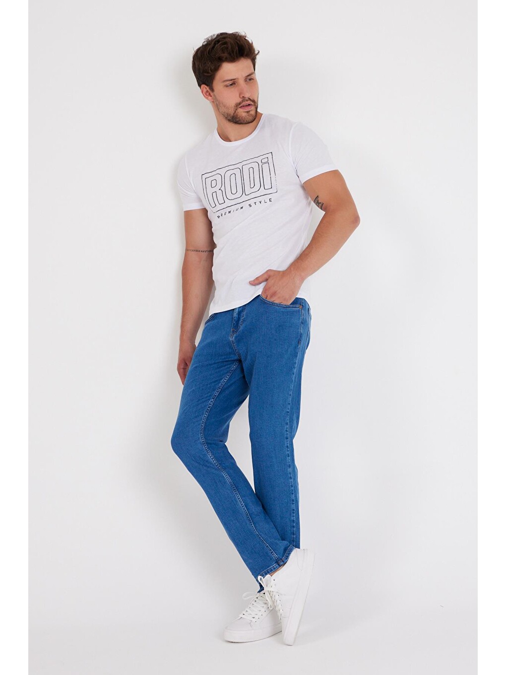 Rodi İndigo Erkek Jean Pantolon Slimfit Arjen 617 - S000088133-23093 | LCW