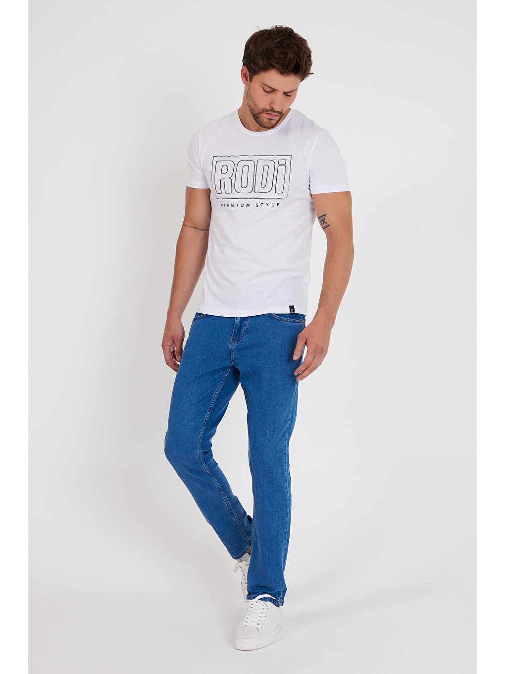 Rodi İndigo Erkek Jean Pantolon Slimfit Arjen 617 - S000088133-23093 | LCW