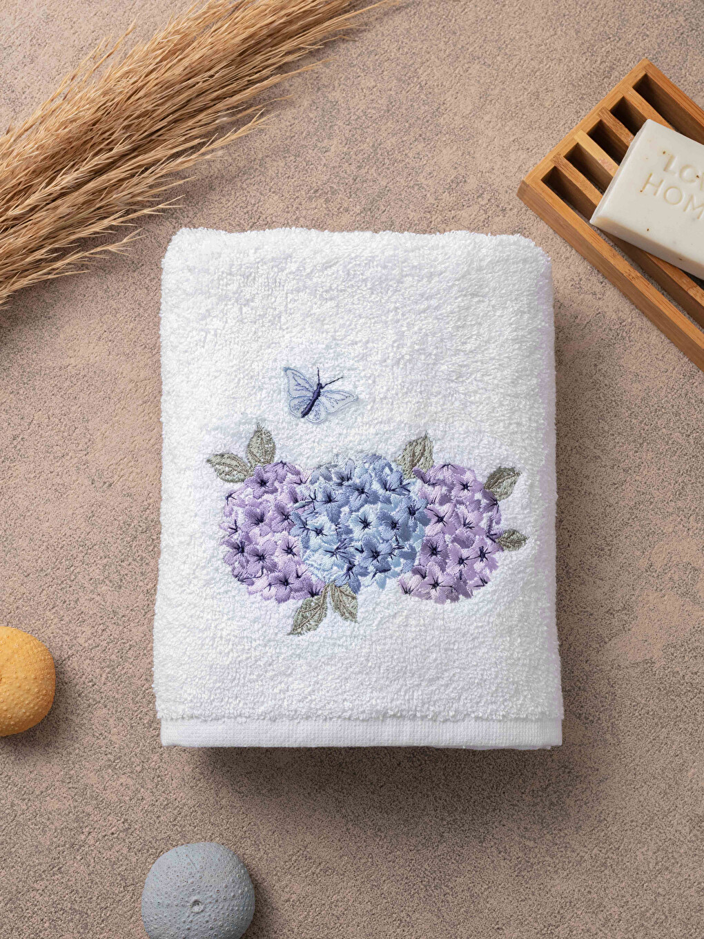 LCW HOME Cotton Floral Embroidered Face Towel 50x80 Cm - S2HY94Z8-J5E ...