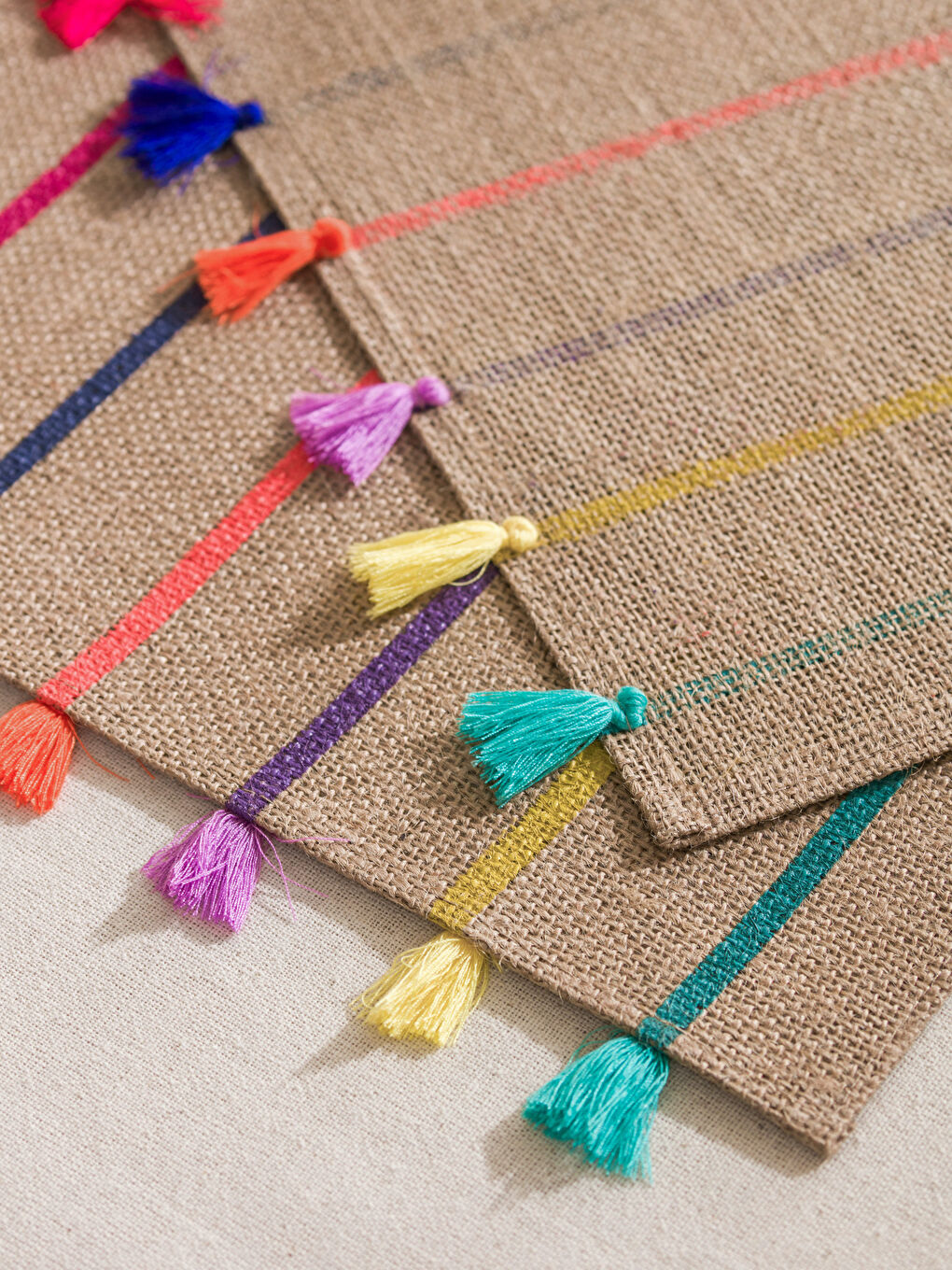 LCW HOME Tasseled Placemat Set 2 Pack 45 cm - S64494Z8-F9C - LC Waikiki