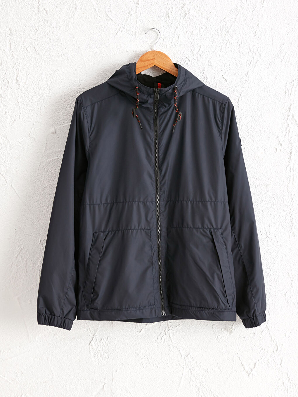 XSIDE Lacivert Standart Kalıp Kapüşonlu İnce Erkek Yağmurluk - 0W0745Z8 ...