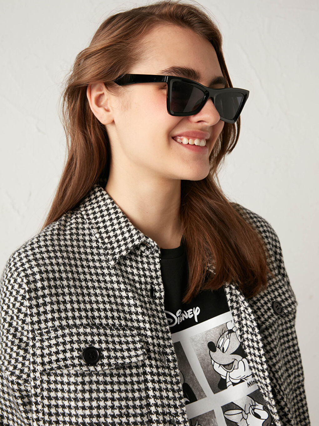 LCWAIKIKI Maternity Košulja za trudnice sa dezenom guščje stope ...