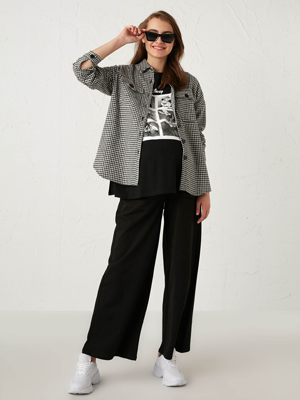 LCWAIKIKI Maternity Košulja za trudnice sa dezenom guščje stope ...