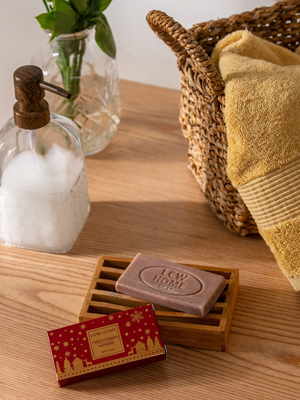 LCW HOME Gingerbread Scented Solid Soap 50 Gr -W2AJ15Z8-LTQ - LC Waikiki