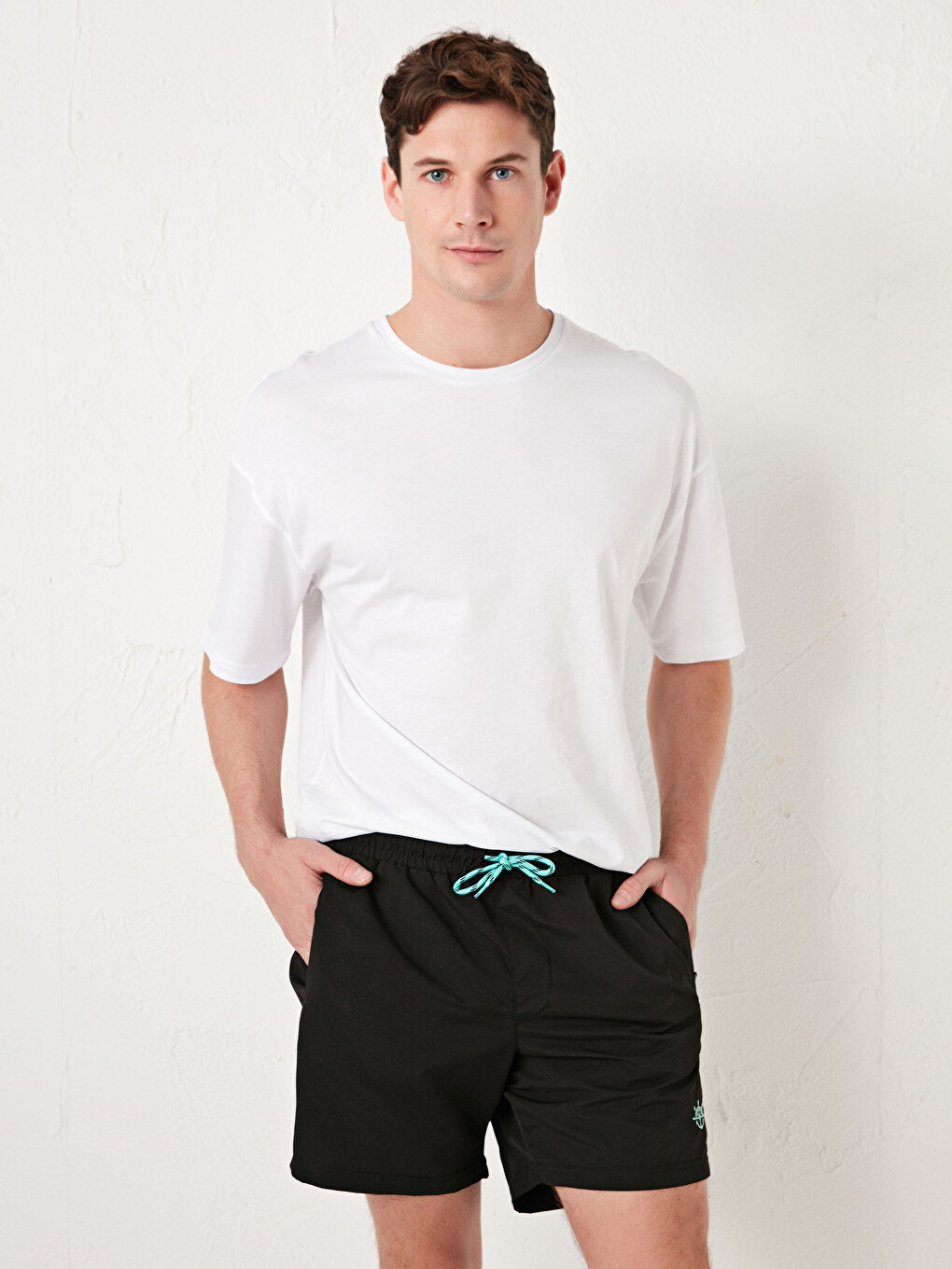 LCW SWIMWEAR Short Length Basic Men's Swimming Shorts -S18178Z8-CVL ...
