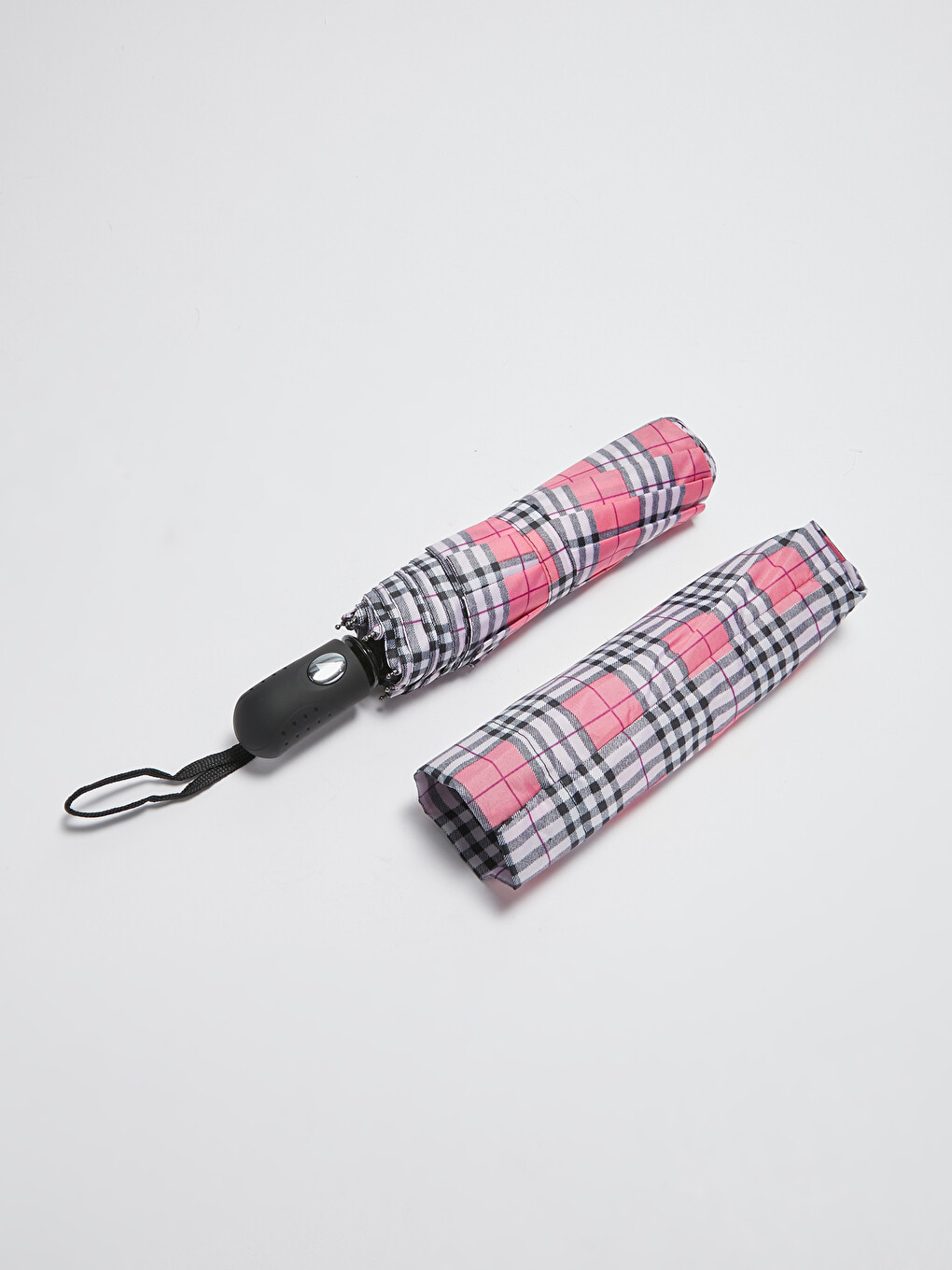 LCW ACCESSORIES Plaid Patterned Umbrella - W11169Z8-M0T - LC Waikiki
