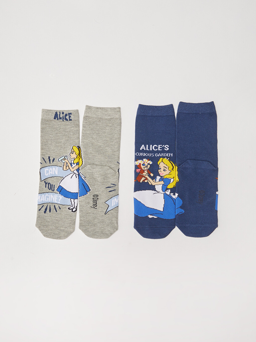LCW Kids Alice in Wonderland Patterned Girl's Socks 3 Pack - W1EU85Z4 ...