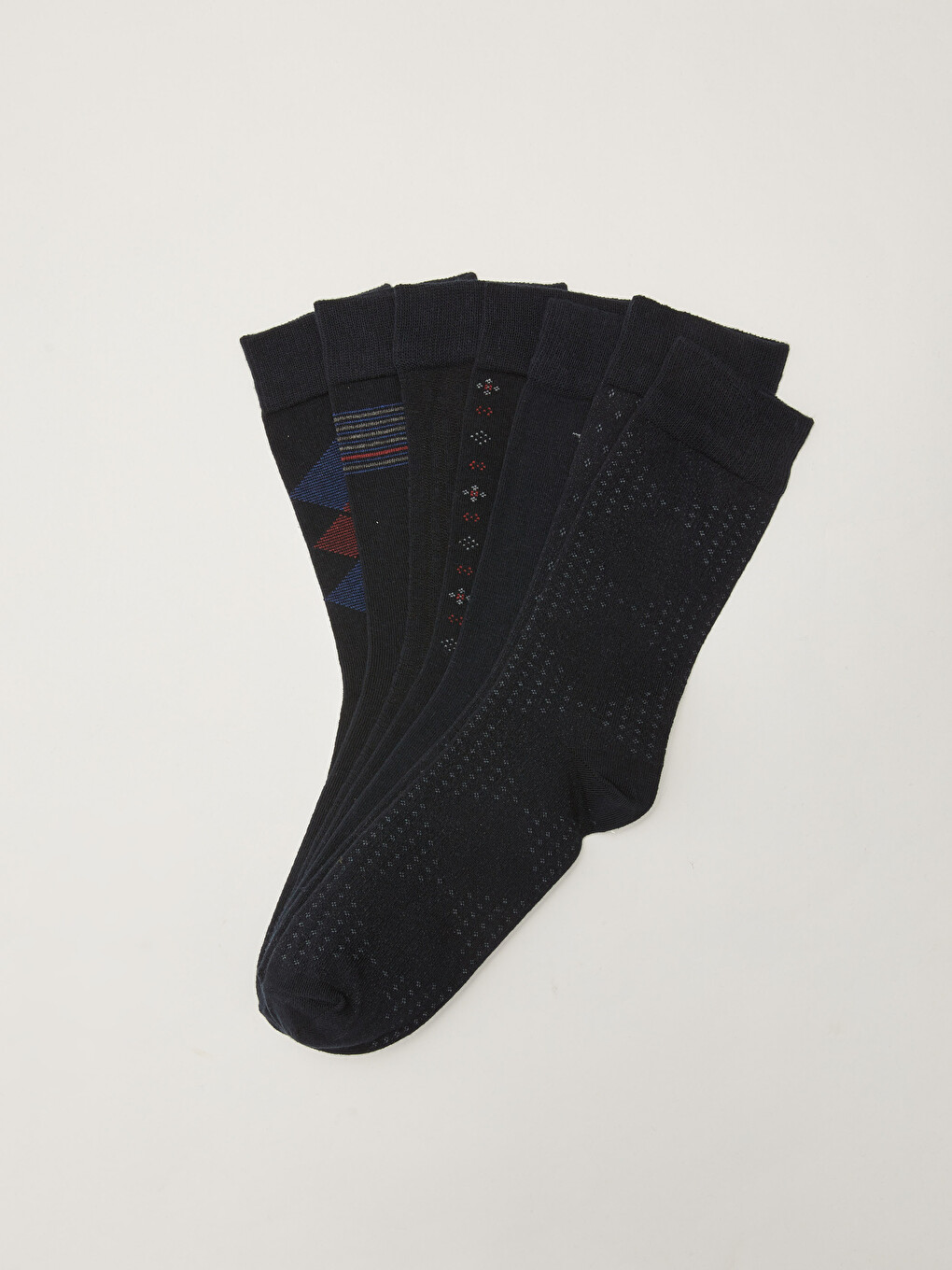 LCW ACCESSORIES Patterned Men's Ankle Socks 7 Pack - W1I506Z8-K00 - LC ...