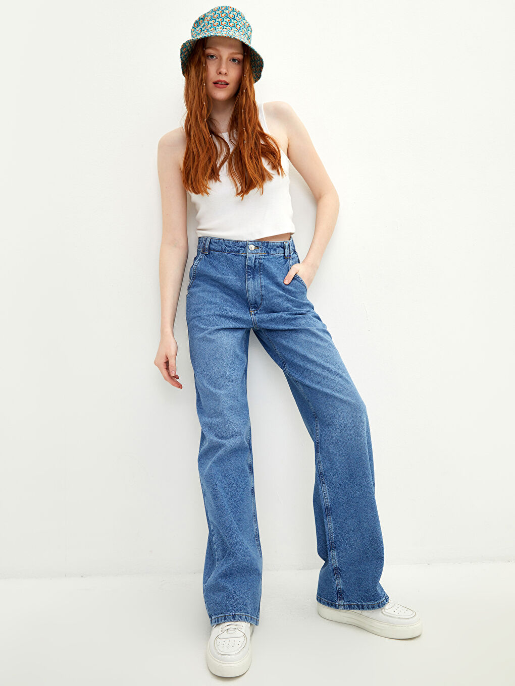 LCW Jeans Джинсы Rodeo с высокой посадкой, широкими брюками и деталями ...