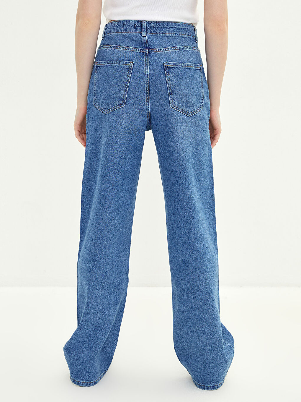 LCW Jeans Джинсы Rodeo с высокой посадкой, широкими брюками и деталями ...