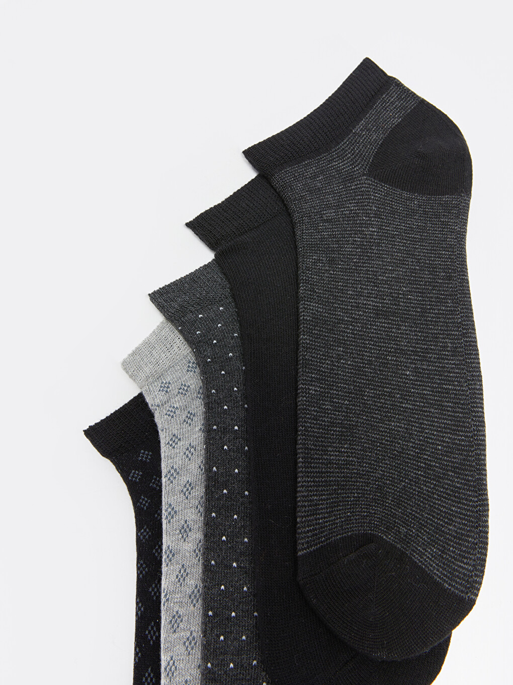 LCW ACCESSORIES Patterned Men's Trainer Socks 5 Pack - S34198Z8-K00 ...