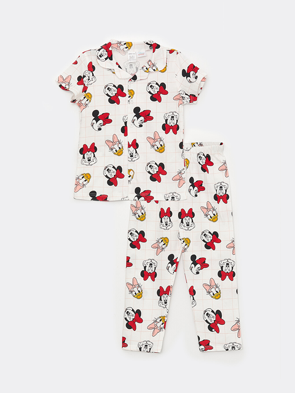 LCW baby Ensemble de pyjama bébé fille imprimé Minnie Mouse à manches ...