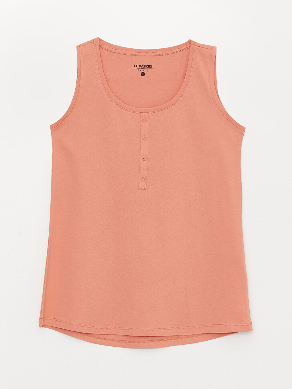 LCWAIKIKI Basic Women's U Neck Plain Tank Top - S3BG18Z8-GC5 - LC Waikiki