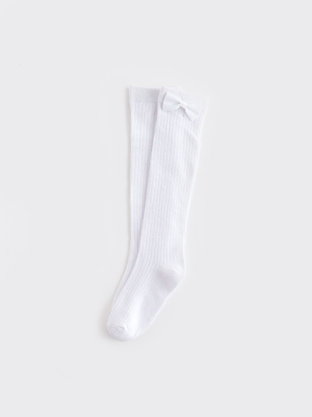 LCW Kids Bow Detailed Girls' Knee High Socks -S4AQ88Z4-J5E - LC Waikiki