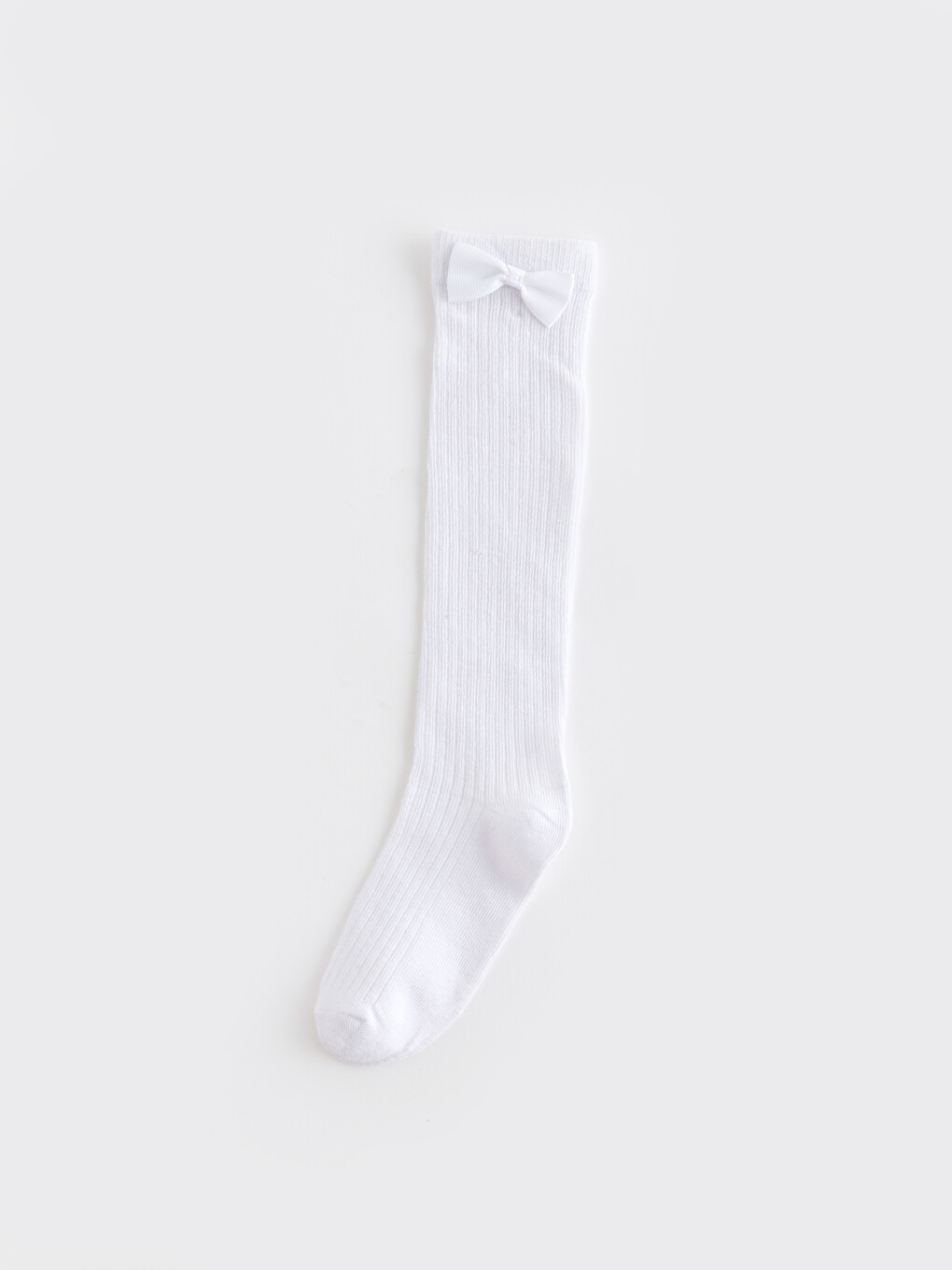 LCW Kids Bow Detailed Girls' Knee High Socks -S4AQ88Z4-J5E - LC Waikiki