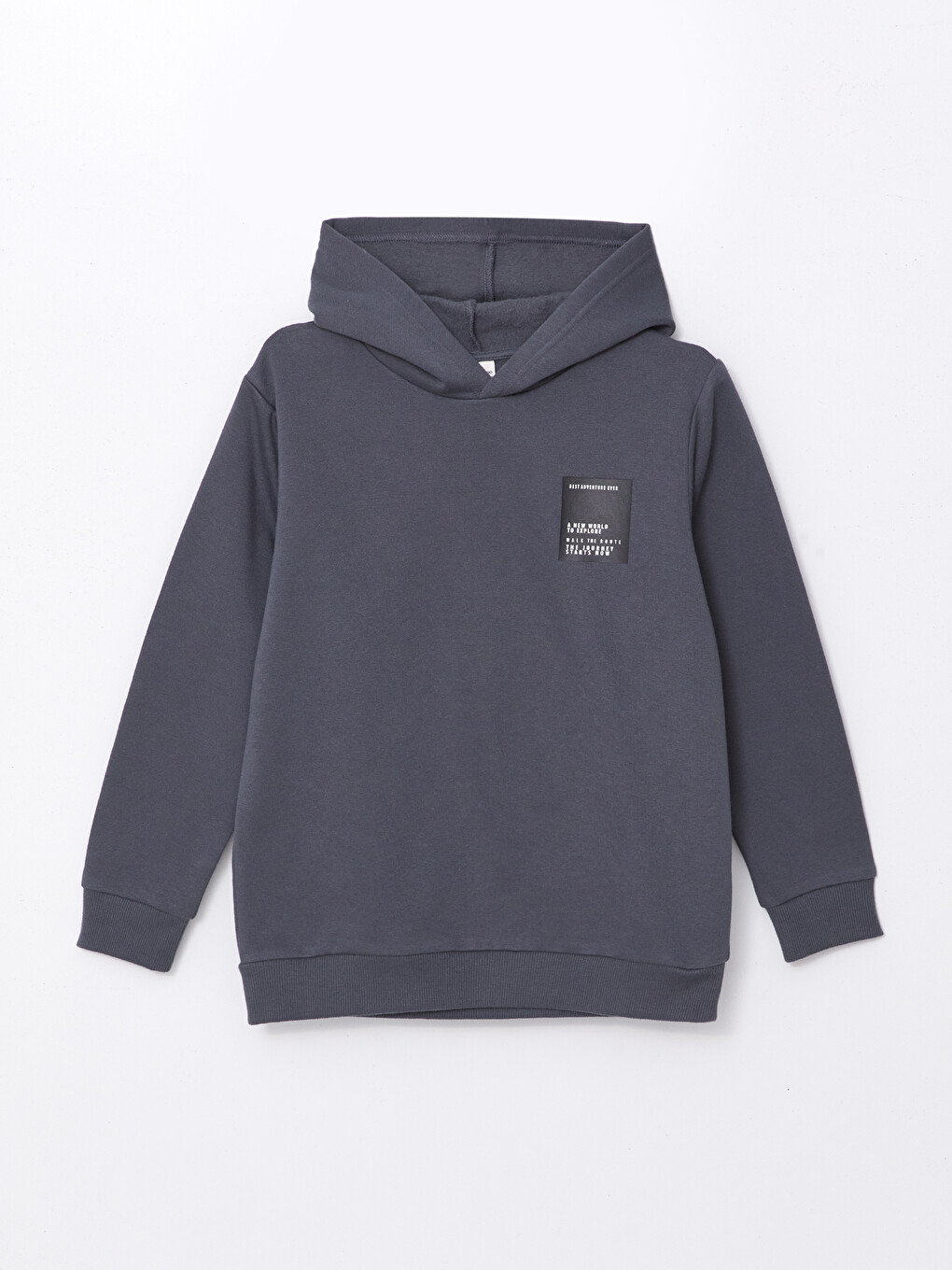 LCW Kids Gri Kapüşonlu Erkek Çocuk Sweatshirt - W47021Z4-HFP | LCW