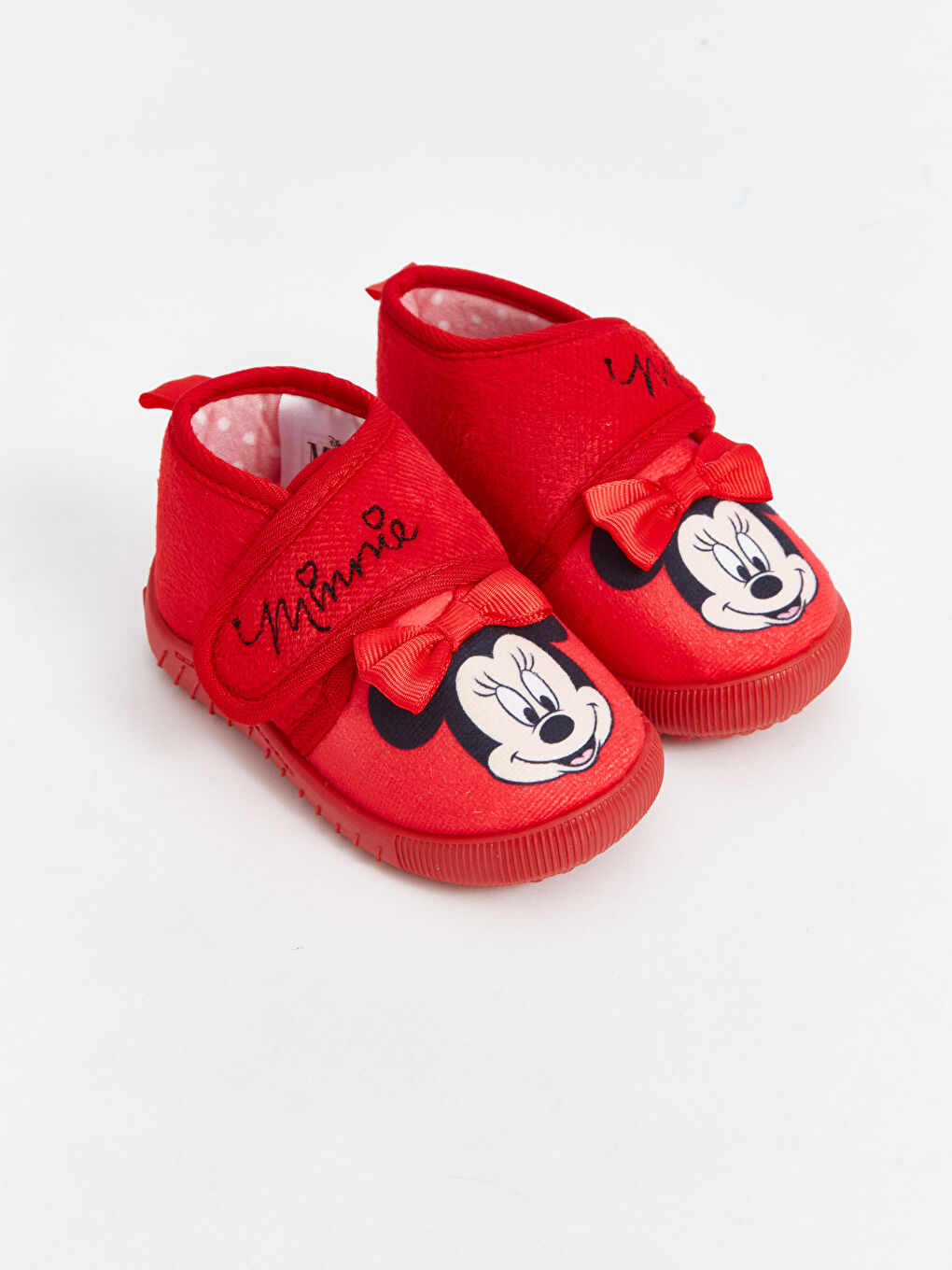 LCW STEPS Minnie Mouse Embroidered Baby Girls' Slippers -W4AC17Z1-GYE ...