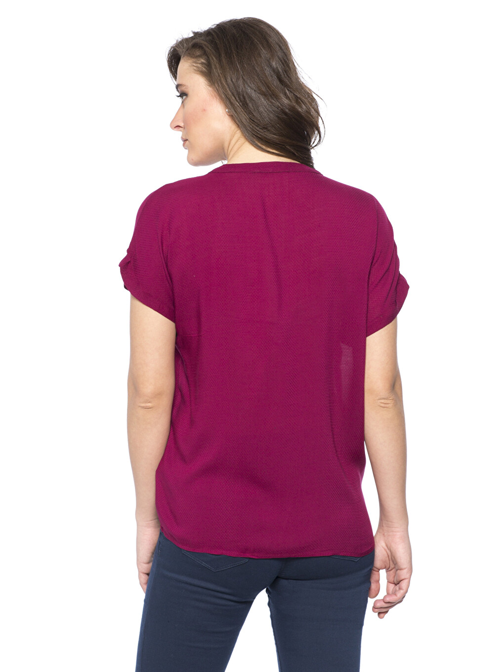 LCWAIKIKI Classic Woman PLUM Shirt - 7Y2352Z8-HGA - LC Waikiki