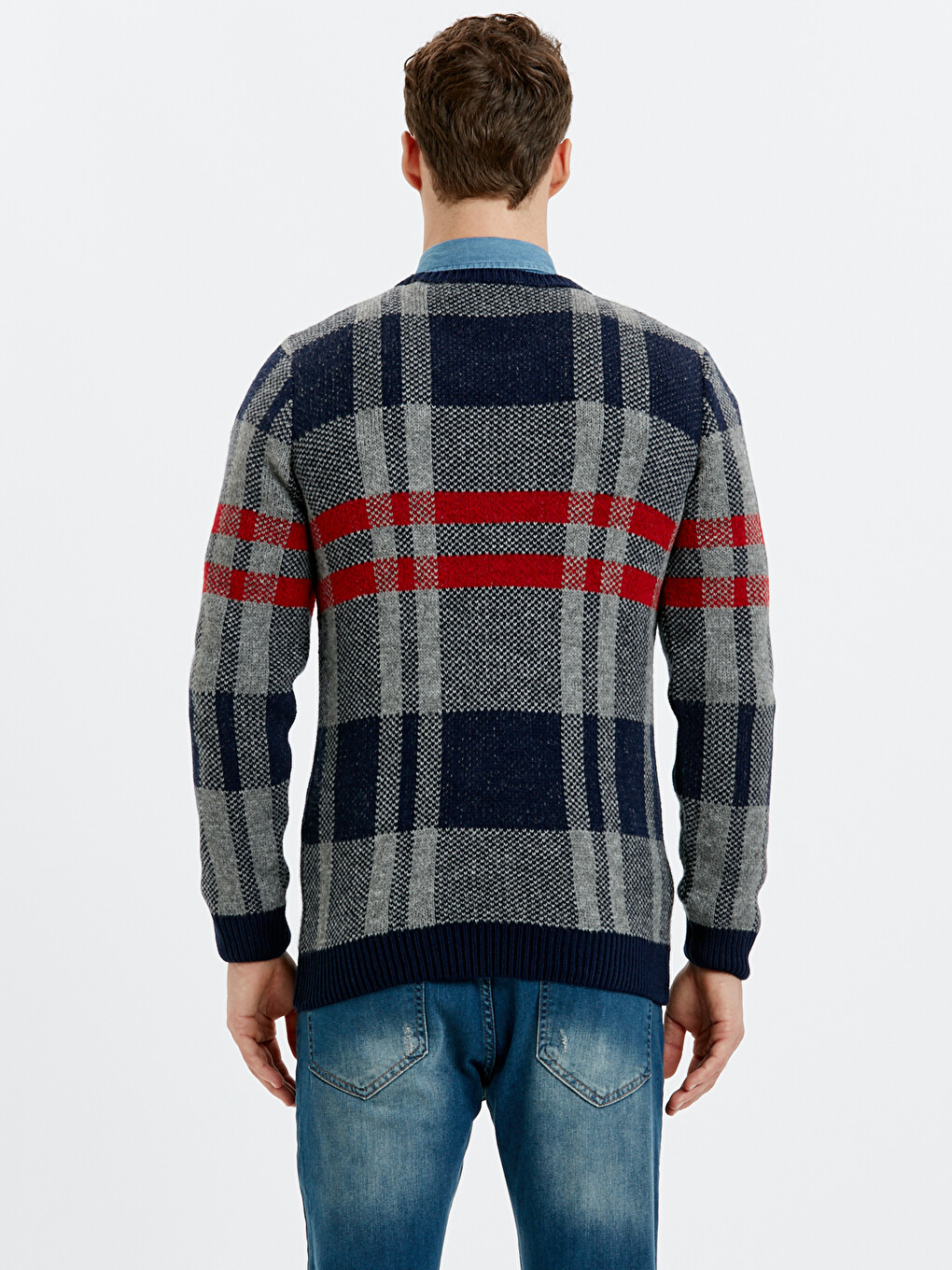 XSIDE Man NAVY Sweater - 8WI374Z8-J2Y - LC Waikiki