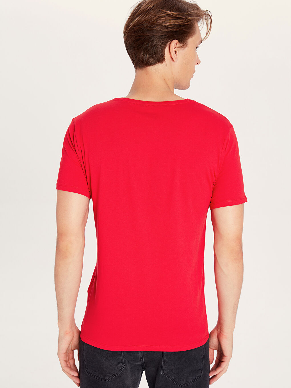 XSIDE Man RED T-Shirt - 9WR098Z8-HPM - LC Waikiki