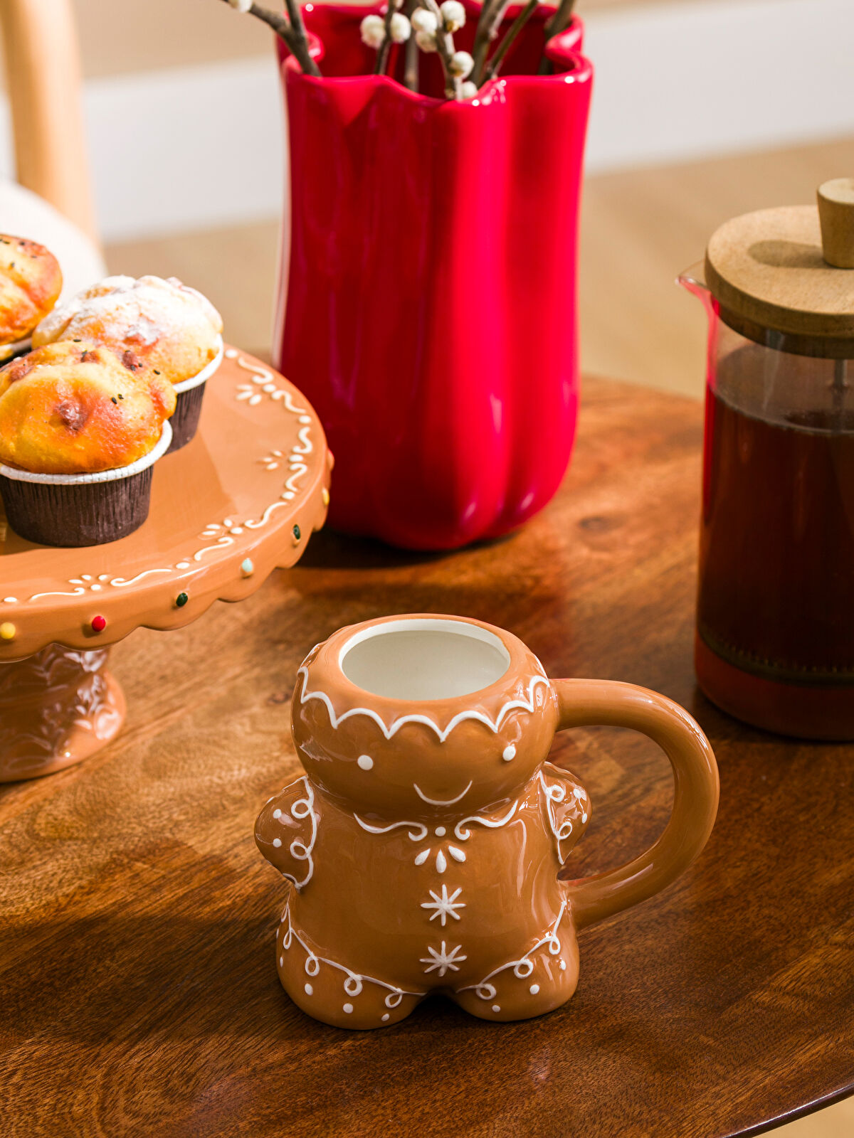 Kahverengi Kurabiye Adam Figürlü Kupa 475 ml - W4DO35Z8-GGZ | LCW