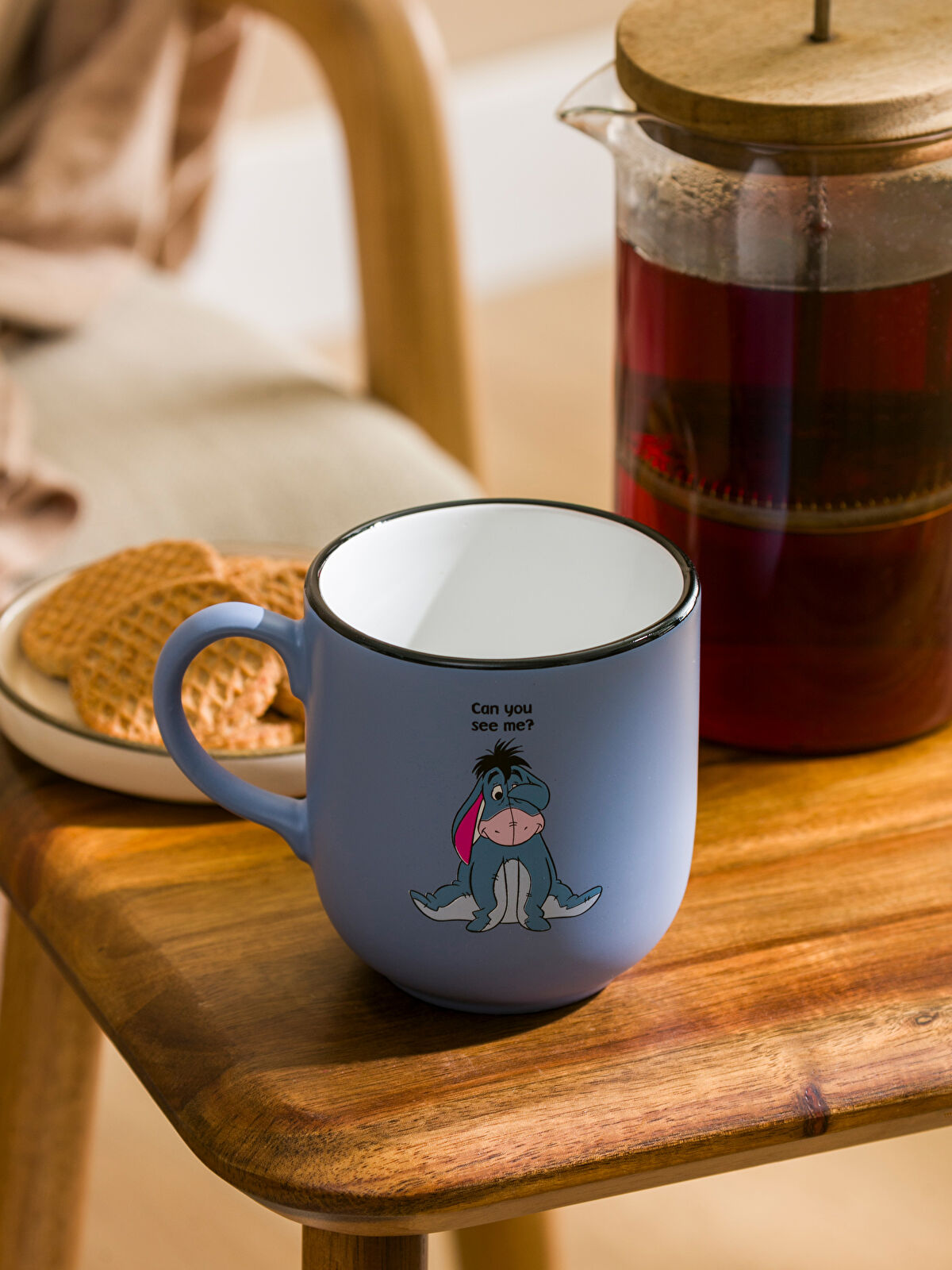 Mavi Winnie the Pooh Baskılı Seramik Kupa 365 ml - W4FH13Z8-YKB | LCW