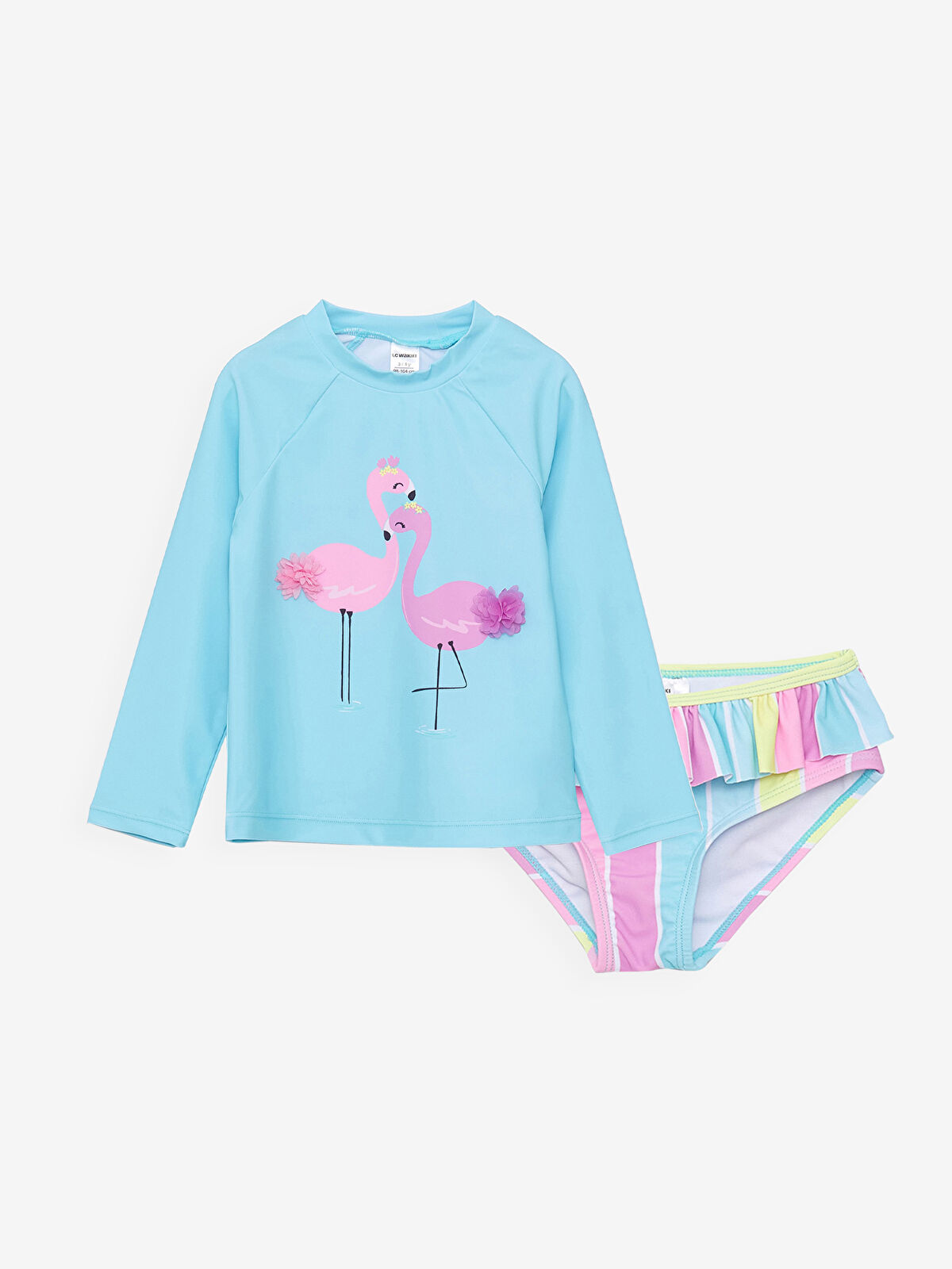 Yeşil Baskılı Kız Bebek Bikini Takımı - S4EY04Z1-JJW | LCW