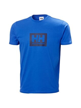 Helly Hansen Mavi Box Erkek Lacivert Yuvarlak Yaka Tişört - S000167329 ...