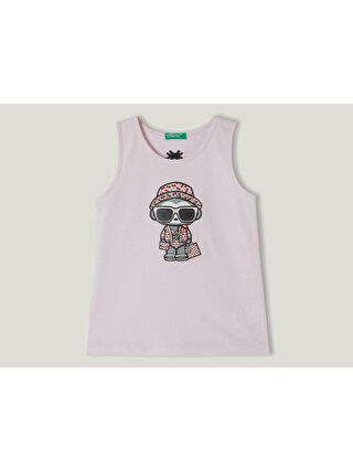 Pembe Kız Çocuk Gül Kurusu Be Family Karakter Baskılı Etiket Logolu ...