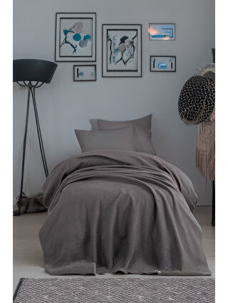 UPSTYLE Ecocel Pike Örtü Tek Kişilik 160x230cm Karde Antrasit ...