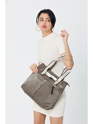 Minebag Shopper Sergio Kadın Kol Çanta Gri - S000132309-20600 | LCW