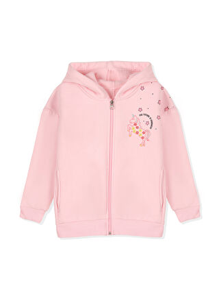 Ki·ko Ki·ds Pembe Kız Çocuk Kapüşonlu Uzun Kollu Sweatshirt ...