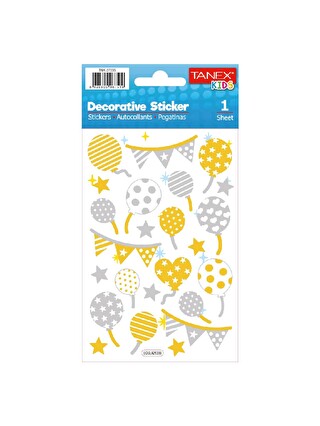 Tanex Kids Sticker Puffy Işıltılı Balonlar (27235) - S000421398-23173 | LCW