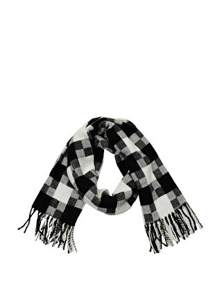 BLOCK PLAID ATKI-W 2PR Siyah Kadın Atkı - S000334179-19351 | LCW