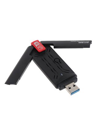 Technow - Technow AX1800 Mbps Dual Band USB 3.0 Adaptör Wifi 6 Kablosuz Wifi Alıcı 2.4ghz 5ghz ...