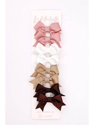 Karışık Toprak Tonları 8'li Kurdele Fiyonk Klips Toka Set - S000235593 ...