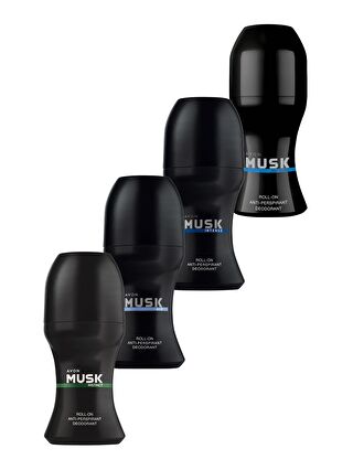 Renksiz Musk Marine, Intense, Air, Instinct Dörtlü Erkek Rollon Paketi ...