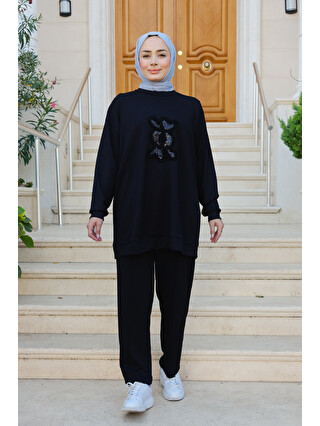 Locco Moda Nakışlı Takım Siyah - S000289699-19351 | LCW